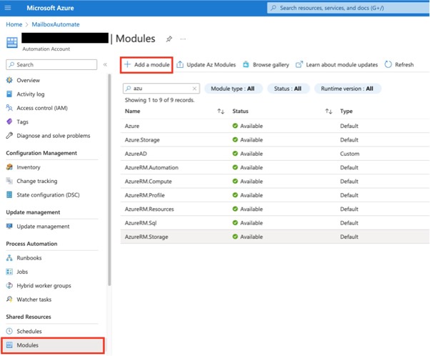 How to configure MS Azure Automation for integration with ONEiO – Help Center